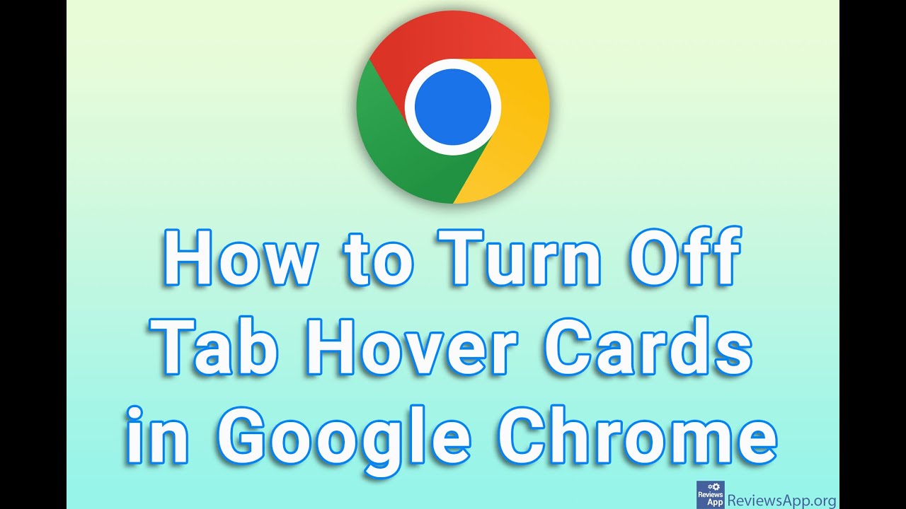 How to Turn Off Tab Hover Cards in Google Chrome - YouTube