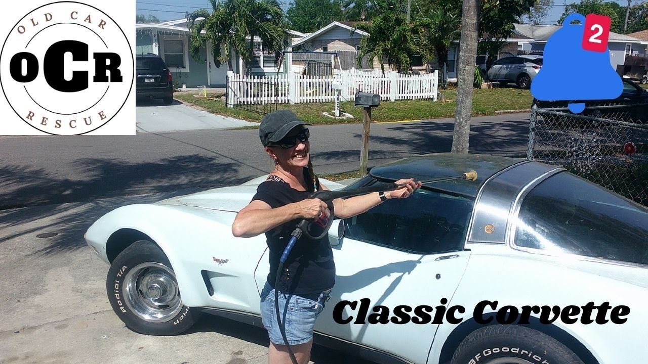 Washing a 1978 Corvette after sitting for several years Part 2 ...