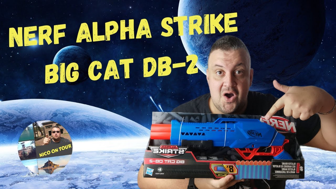 TEST NERF ALPHASTRIKE BIG CAT DB 2 - YouTube