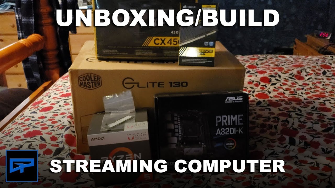 [4K] UNBOXING/BUILD - Streaming Computer - YouTube