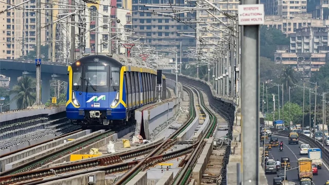 Mumbai Metro 2A. Connecting Metro 1 at DN Nagar Station & Connecting ...