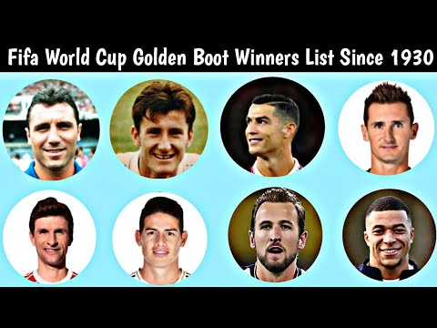 Golden Boot Winners FIFA World Cups || FIFA World Cup Golden Boot ...