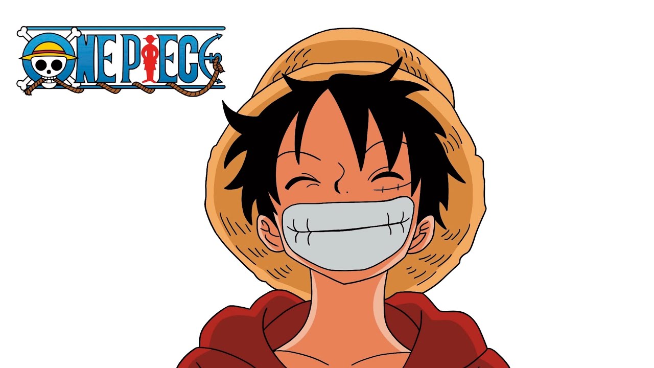 How to draw Monkey D. Luffy - Easy anime drawing - YouTube