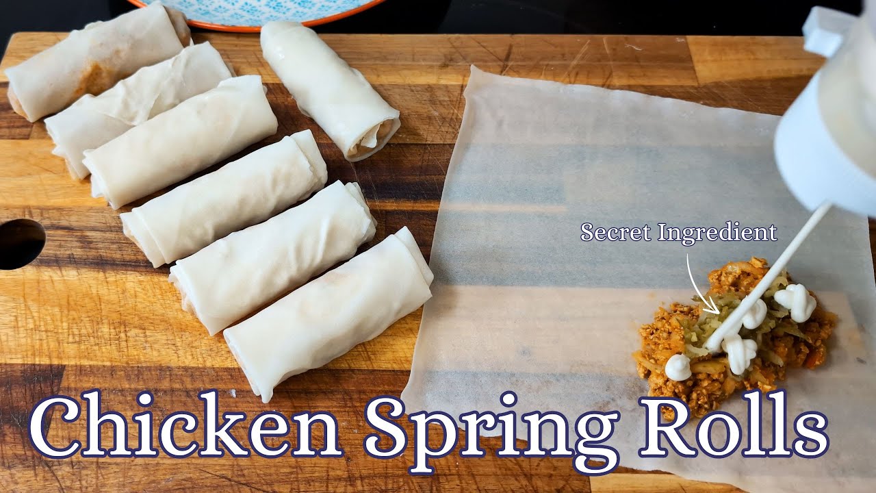 Chicken Spring Rolls Recipe - YouTube
