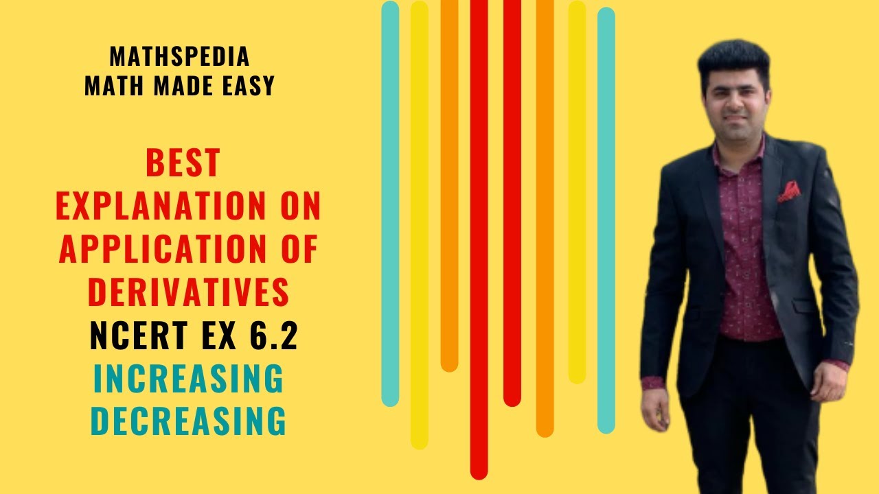 Application of Derivatives (AOD) Class 12 / CBSE / State Boards / Ncert ...