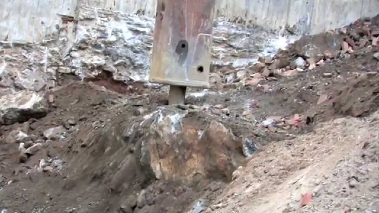 2nd Member Hammer Bracket - NYC Bedrock Removal - YouTube