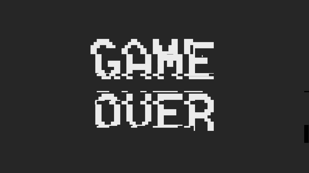 Game Over gif - YouTube