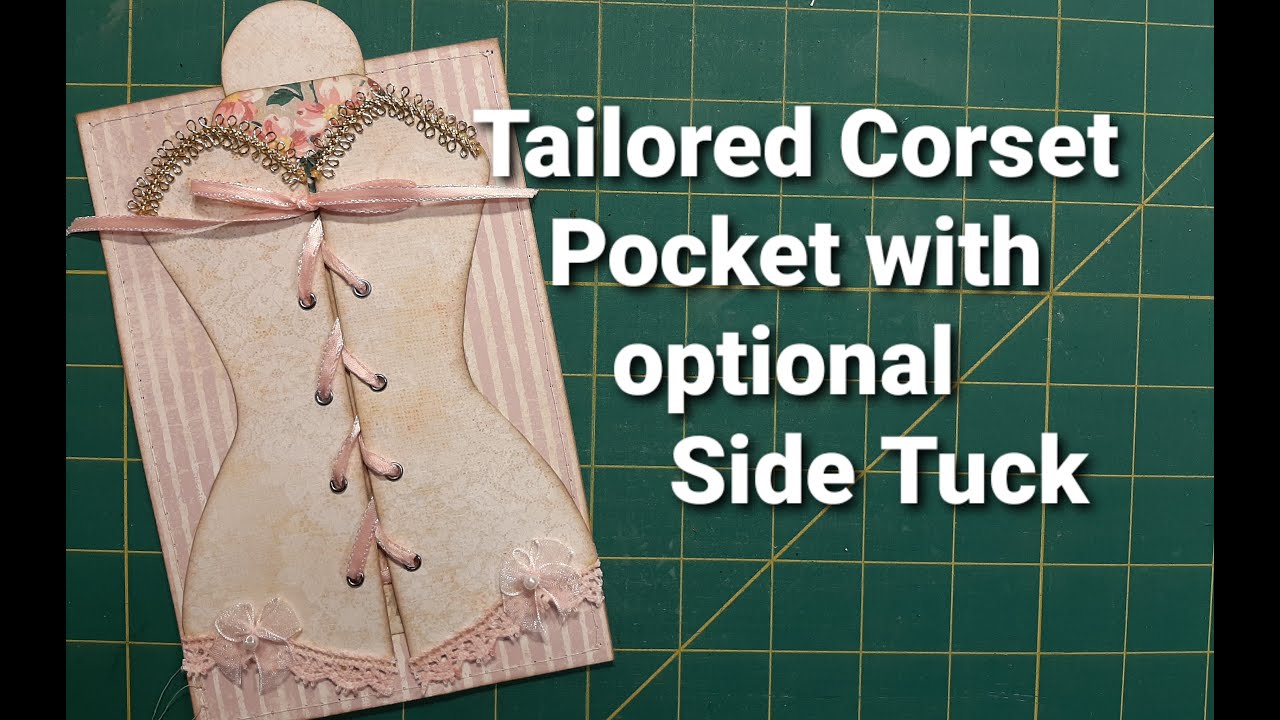 Let's Make a Corset Pocket, Shabby chic style! Fun junk journaling idea ...