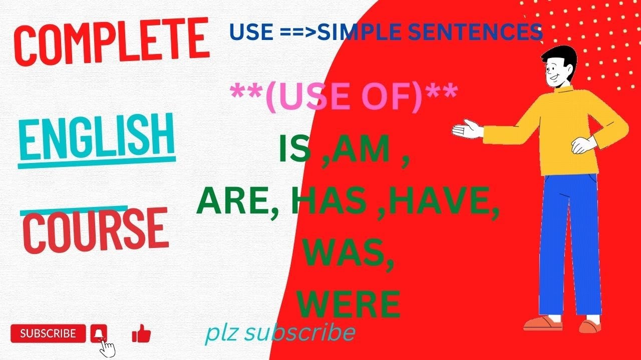 use of is ,am ,has, have, was, ,were ,had. #english complete course ch ...