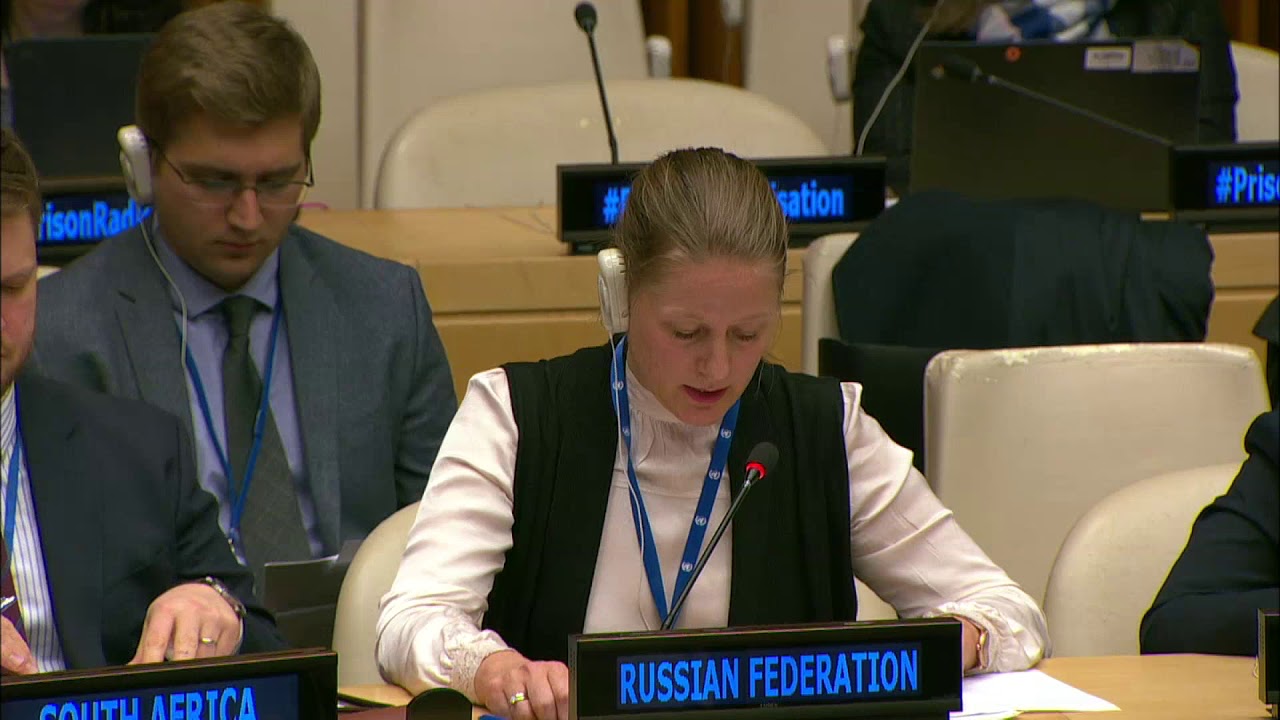 Ms.Maria Zabolotskaya at Arria Formula Meeting "Challenges of ...