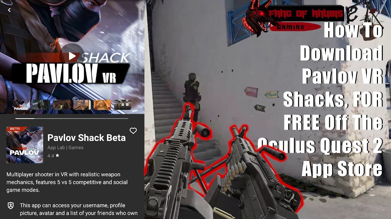 How To Download Pavlov VR Shacks, FOR FREE, Off The Oculus Quest 2 App ...