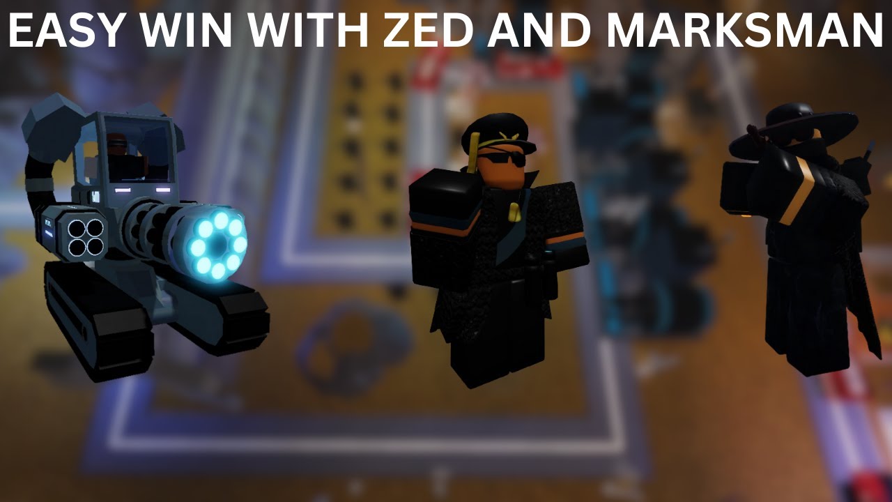 EASY TRIUMPH WITH ZED AND MARKSMAN│TOWER BATTLES│ - YouTube