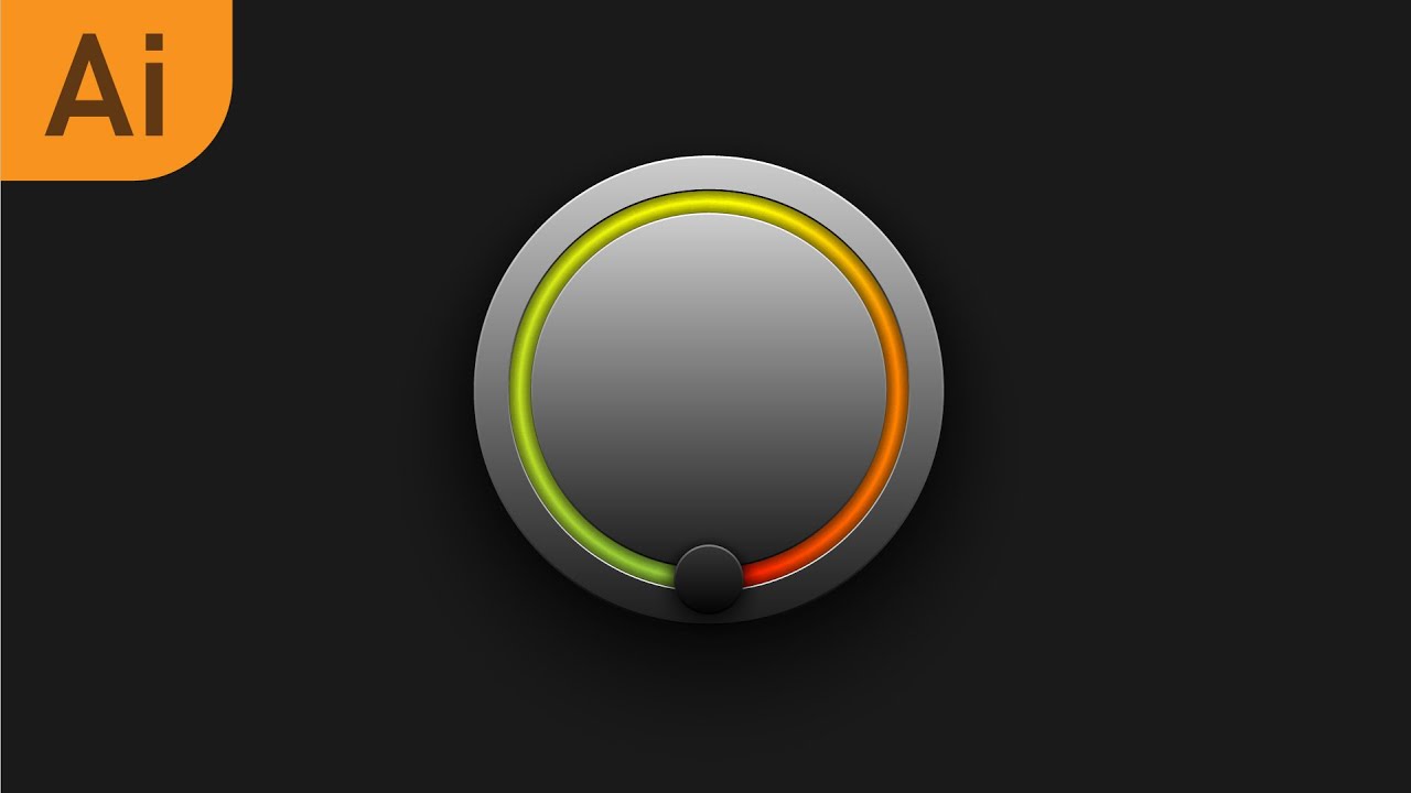 Modern Metallic Button | Illustrator Tutorial - YouTube