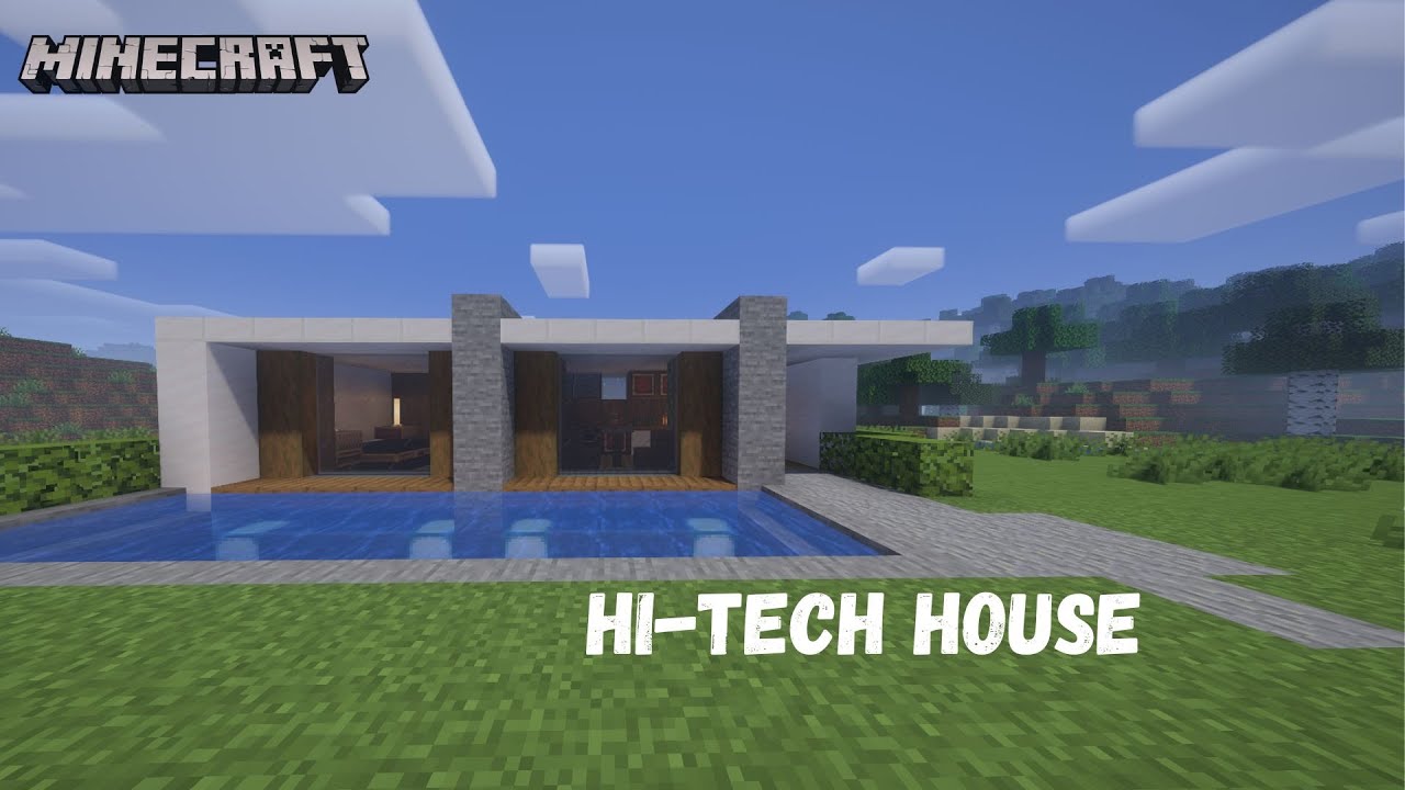 Hi-Tech House in Minecraft - YouTube