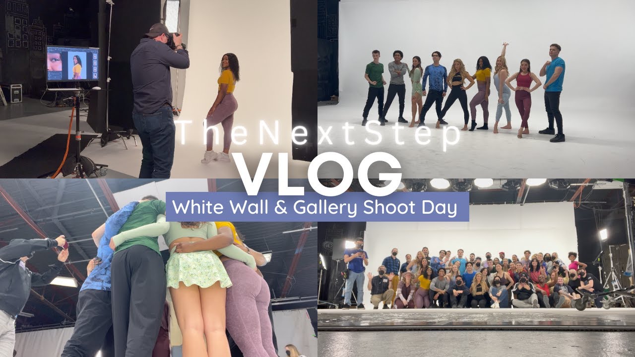 The Next Step Season 8 Vlog #5 | White Wall & Gallery Shoot Day - YouTube
