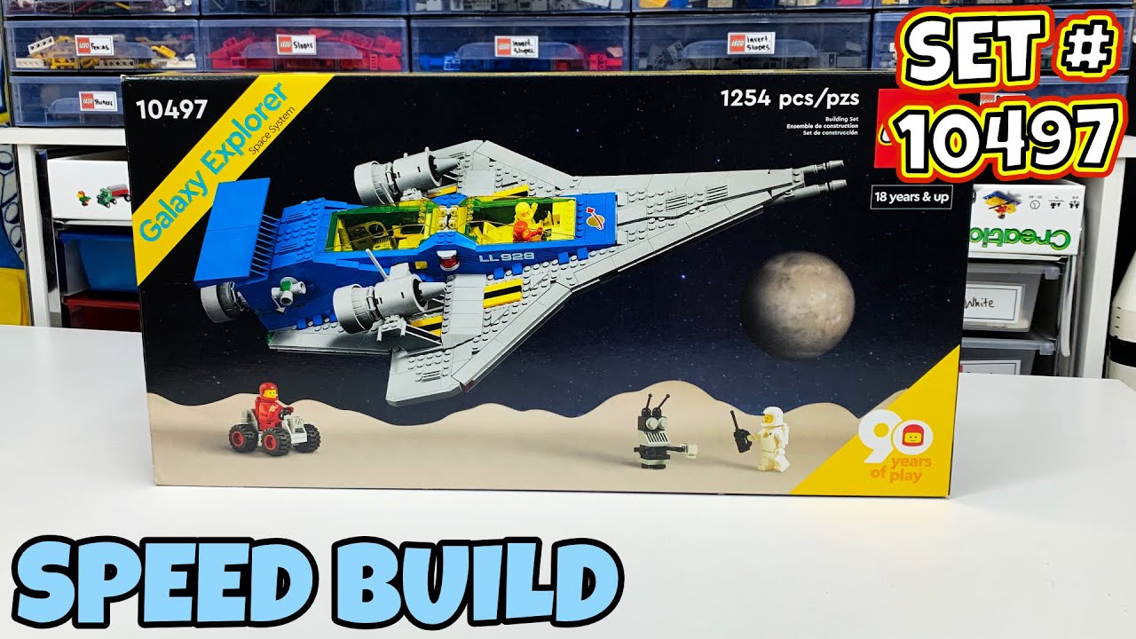 LEGO Space Systems Galaxy Explorer Spaceship 🚀 Speed Build - Set ...