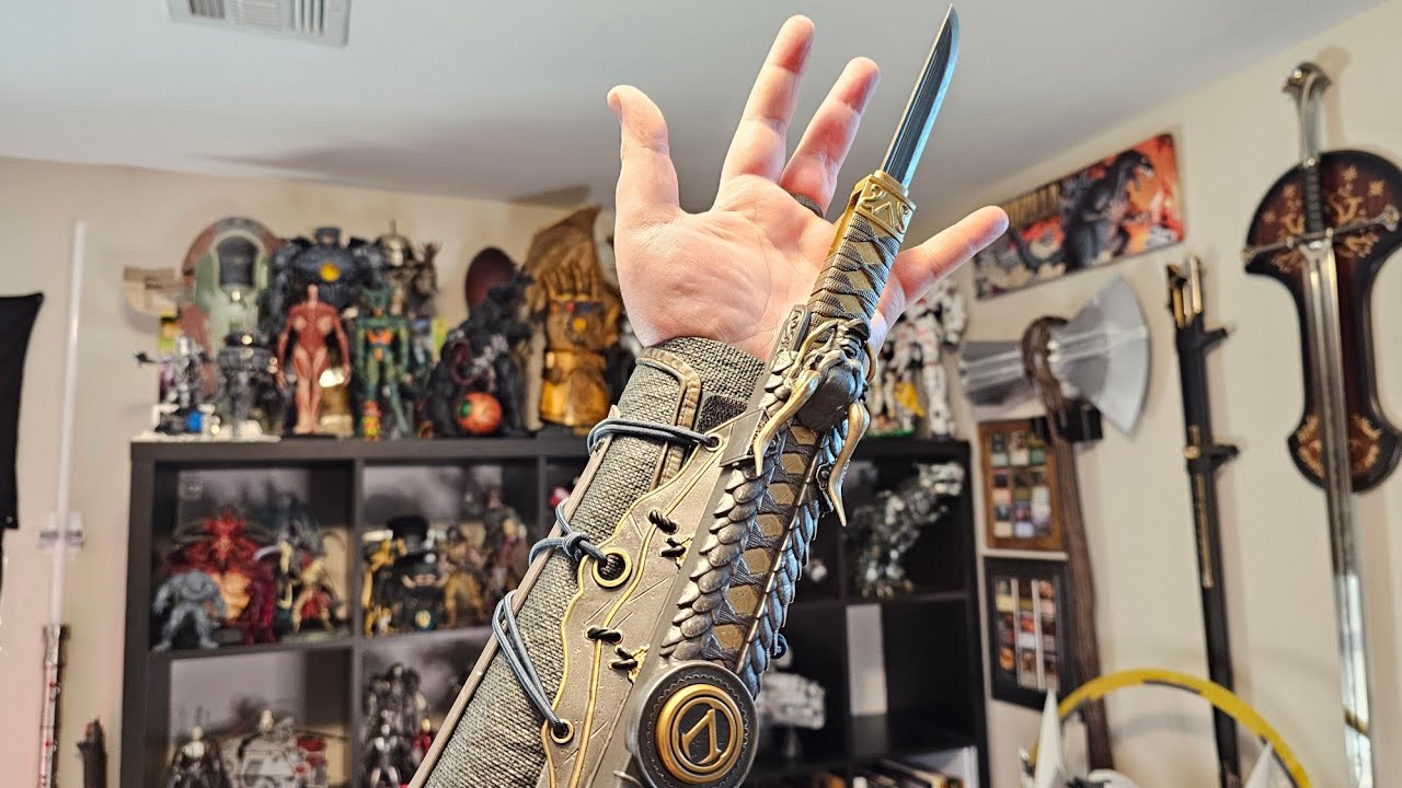 Assassin's Creed Shadows Naoe Hidden Blade Replica (UNBOXING) 4K - YouTube