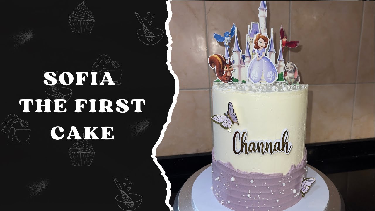 A SOFIA THE FIRST CAKE: A STEP-BY-STEP DECORATION TUTORIAL - YouTube
