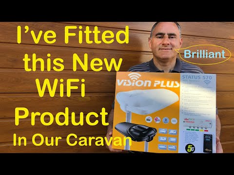 Vision Plus Status 570 WiFi Antenna for Our Caravan
