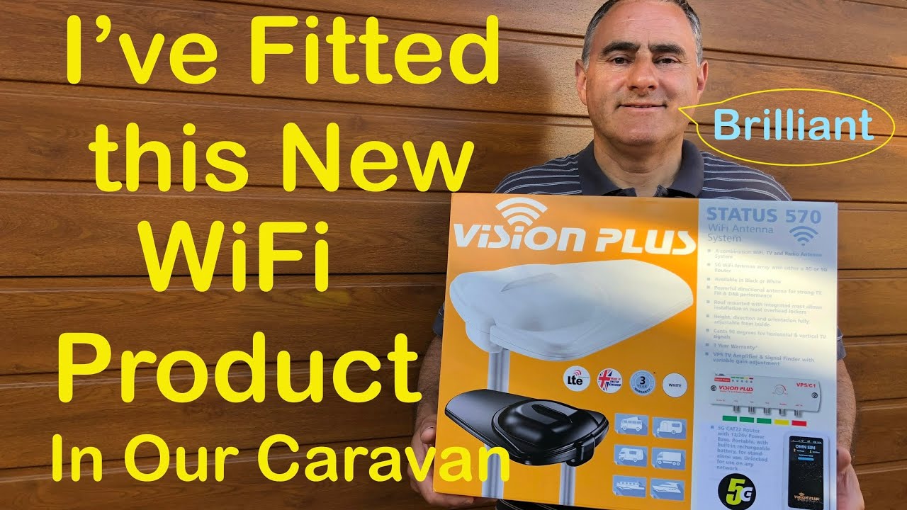 Vision Plus Status 570 WiFi Antenna for Our Caravan - YouTube