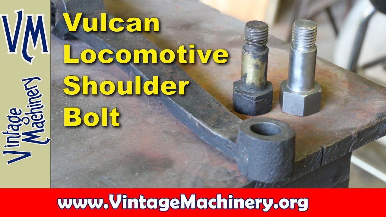 Vulcan Locomotive Reversing Gear Shoulder Bolt - YouTube