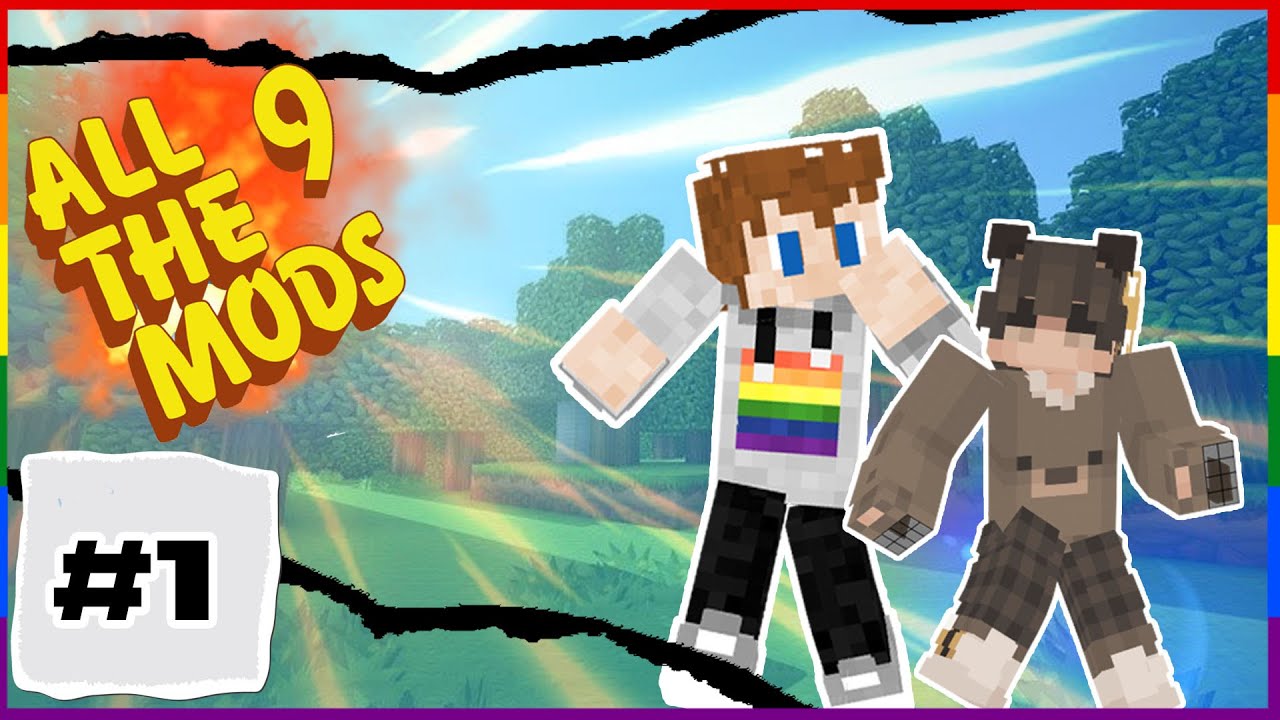 Getting Started! Minecraft AllTheMods 9 (Ep.1)- A New Looking World - YouTube
