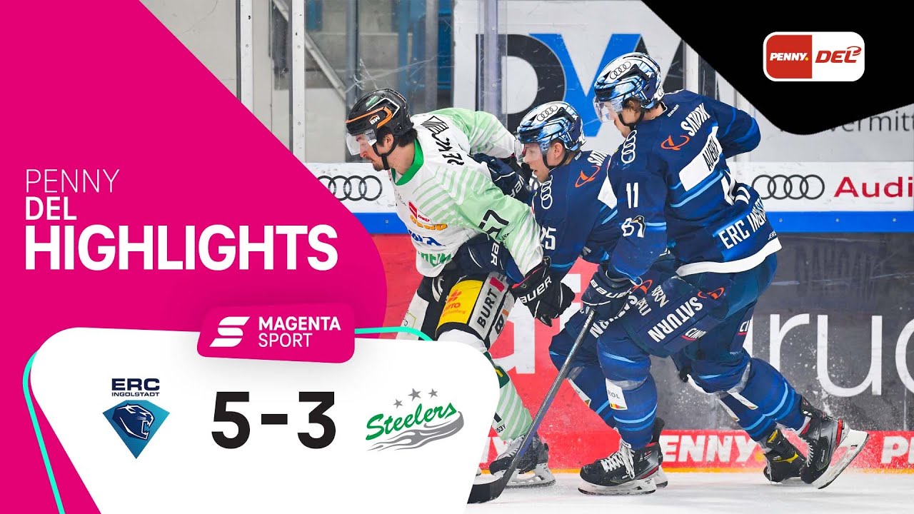 ERC Ingolstadt - Bietigheim Steelers | Highlights PENNY DEL 21/22 - YouTube