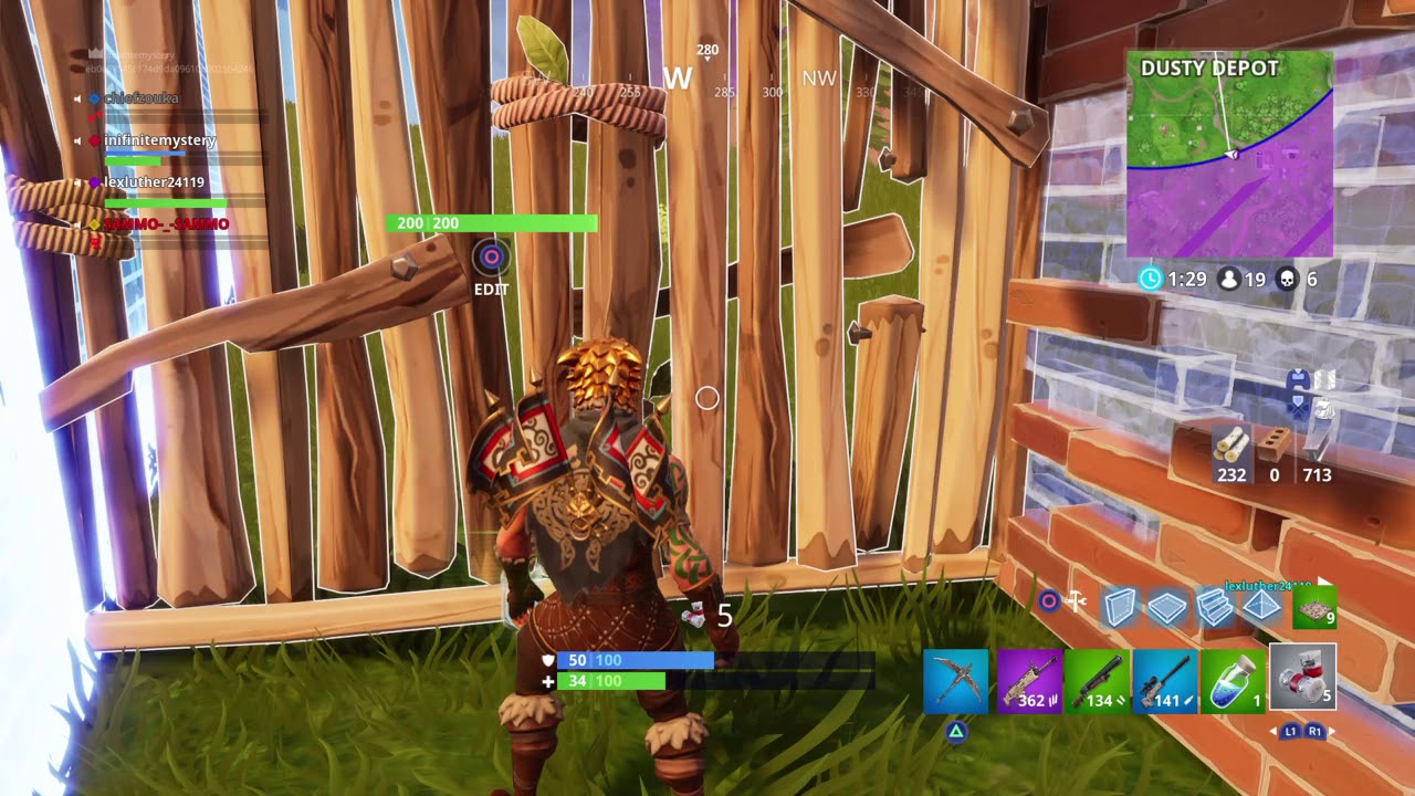 Fortnite squad win with lex - YouTube