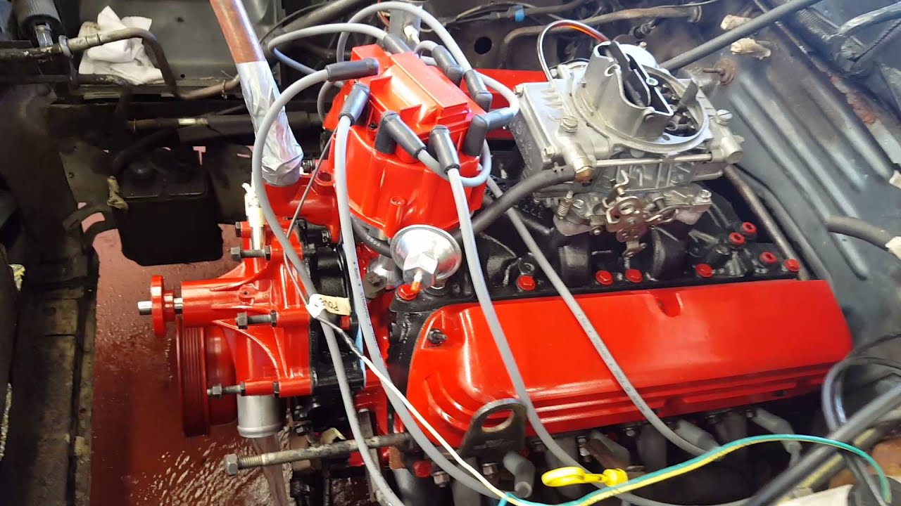 1988 mustang rebuilt 5.0 HO first start - YouTube