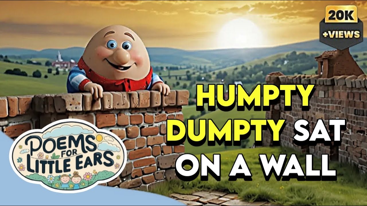 HUMPTY DUMPTY KIDS SONG | ENGLISH POEM AND SONG | KIDS NURSERY RHYMES ...