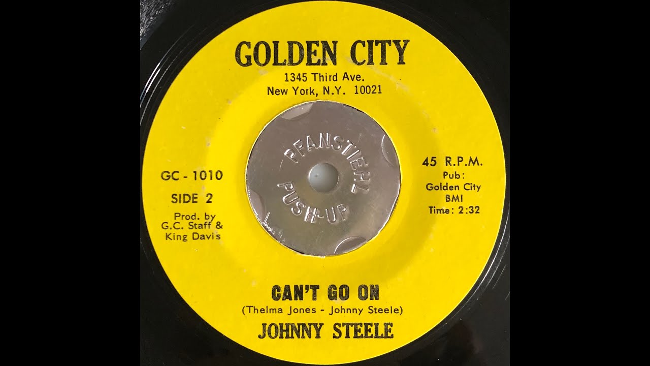 Johnny Steele / Can‘t Go On - YouTube
