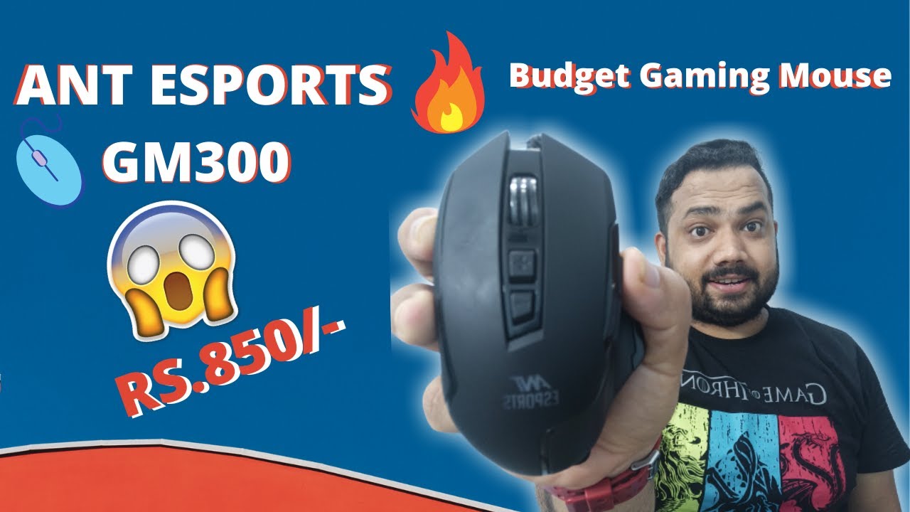 ANT ESPORTS GM300 RGB GAMING MOUSE || Unboxing & Review ||Entry level ...