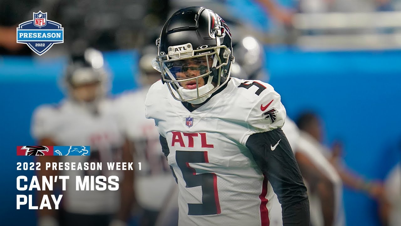 Drake London Converts a Long First Down! - YouTube