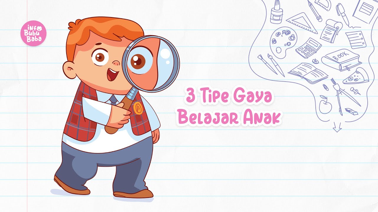 3 Tipe Gaya Belajar Anak | Visual, Auditori, dan Kinestetik - YouTube