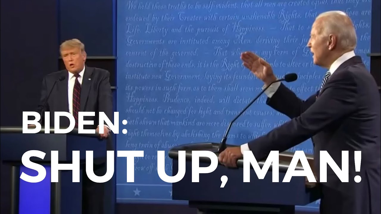 BIDEN: SHUT UP, MAN! 2020 DEBATE! - YouTube