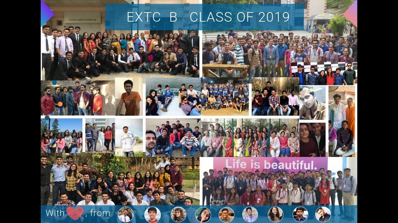 EXTC B || FAREWELL || TCET || 2019 || #ONELASTTIME - YouTube