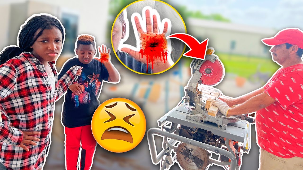 KIDS Play With DANGEROUS TOOL, They Learn Their LESSON - YouTube