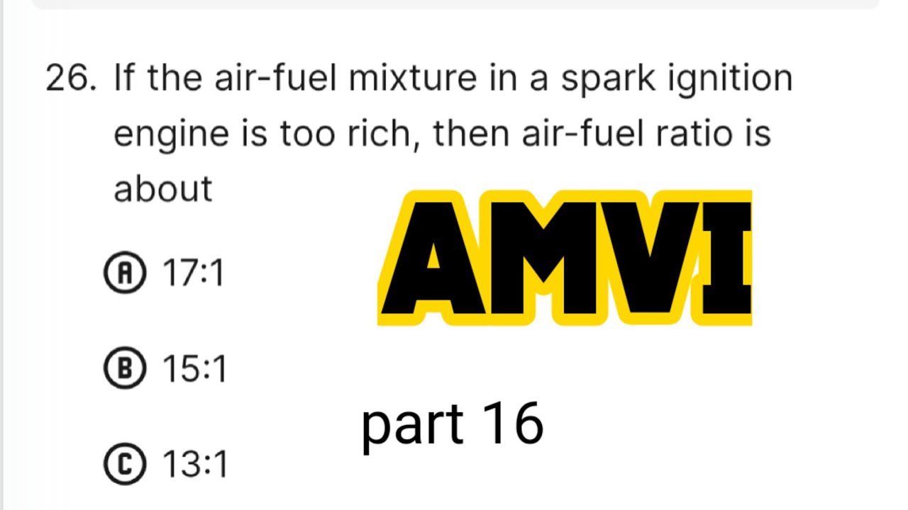 Amvi previous question paper ||part 16 - YouTube