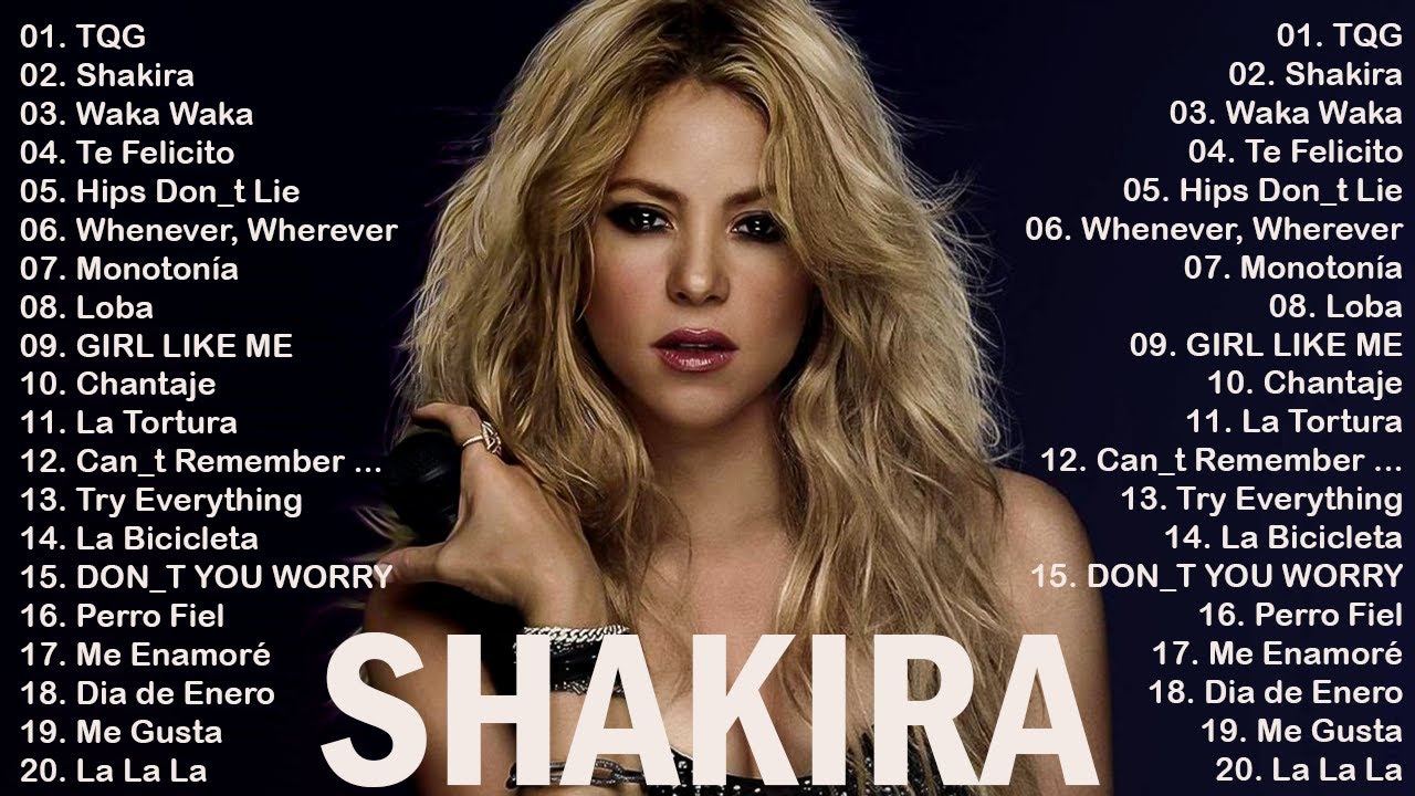 Shakira Mix Exitos 2023 - Grandes Exitos De Shakira - Mix Reggaeton ...