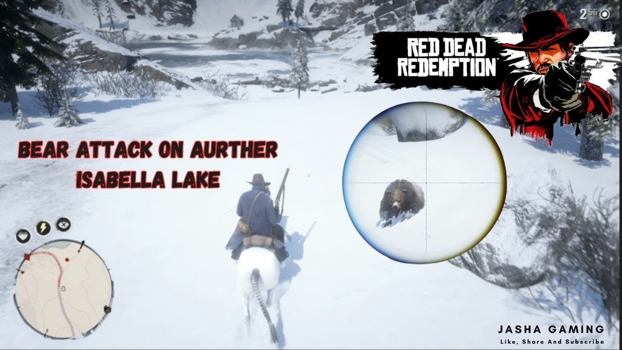 RDR2 Bear Hunting at Isabella Lake | Red Dead Redemption 2 | 4k ...