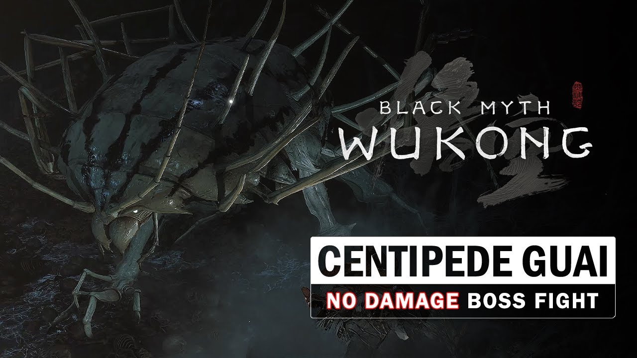 Black Myth Wukong - Centipede Guai Boss Fight (No Damage Taken) - YouTube
