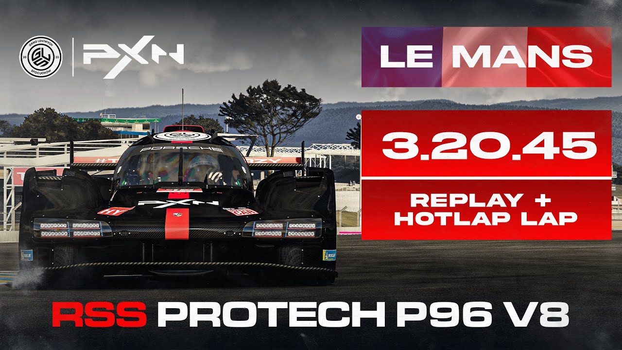 RSS PROTECH P96 V8 - LEMANS | 3.20.459 | HOTLAP + REPLAY | - YouTube