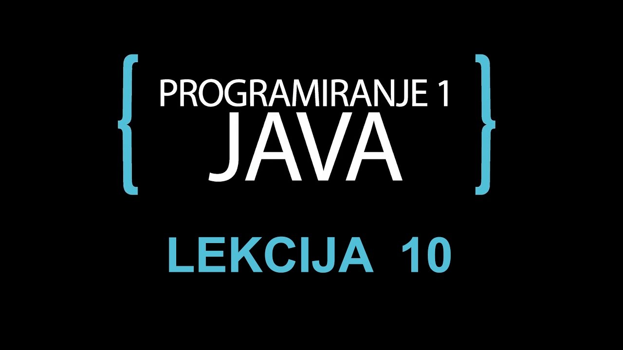 Java programiranje - 10 - Sortiranje nizova, niz kao argument metoda ...