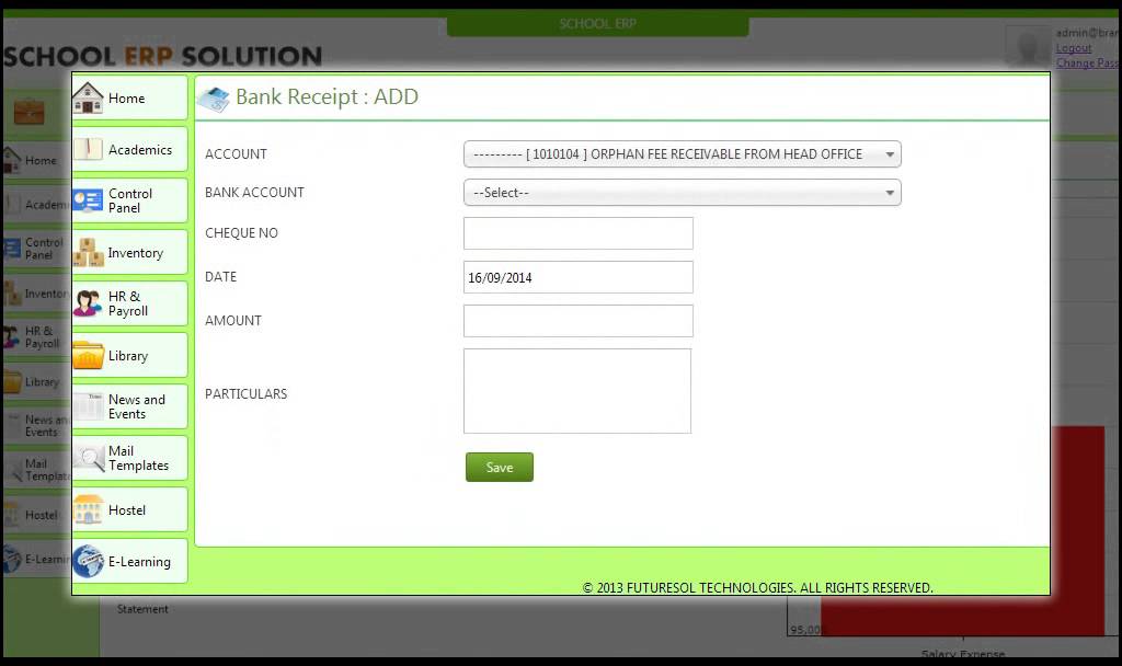 Account- Payment section- School Management software - YouTube