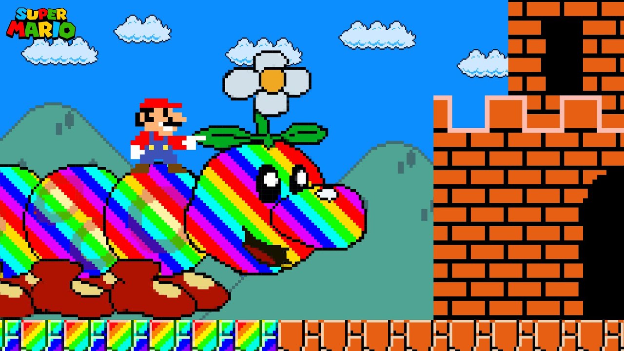 Blue Mario: When Everything He Touches Turns Into Rainbow in Super ...