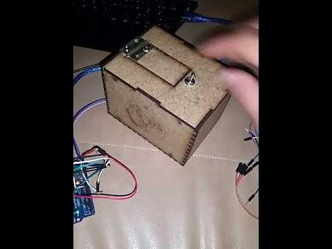 Useless box with arduino and lasercut - YouTube