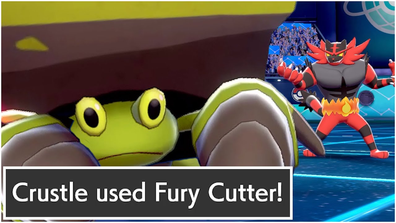 EPIC CRUSTLE SWEEP~★ SHINY CRUSTLE FURY CUTTER ! - YouTube