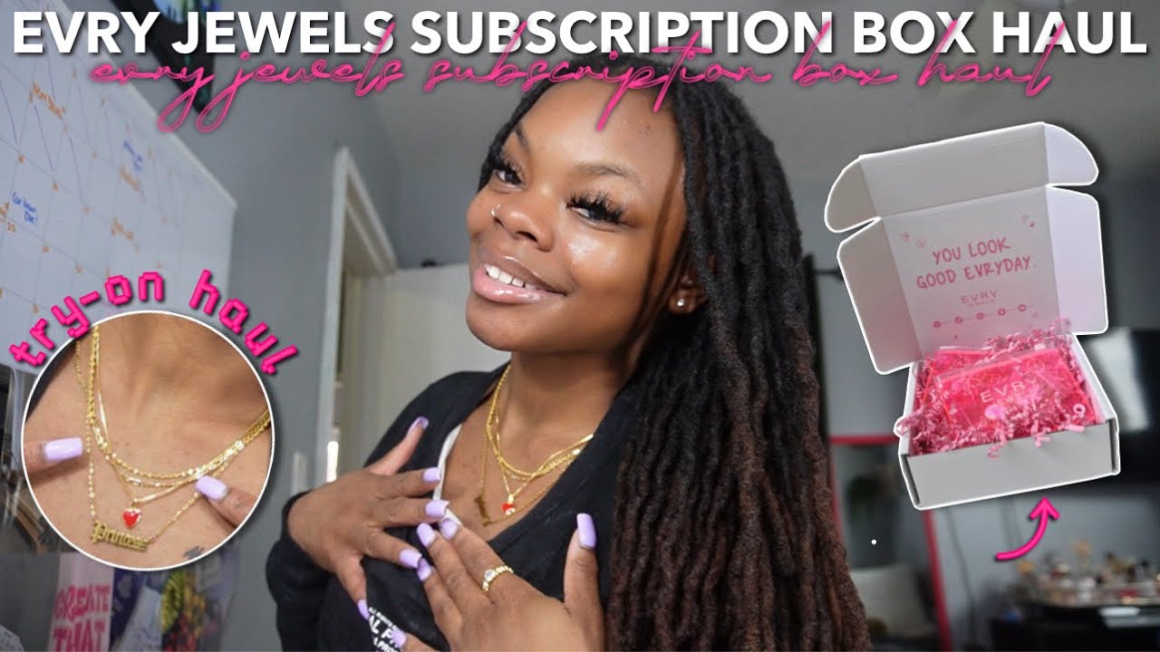 EVRY JEWELS SUBSCRIPTION BOX HAUL + TRY ON🤍 - YouTube