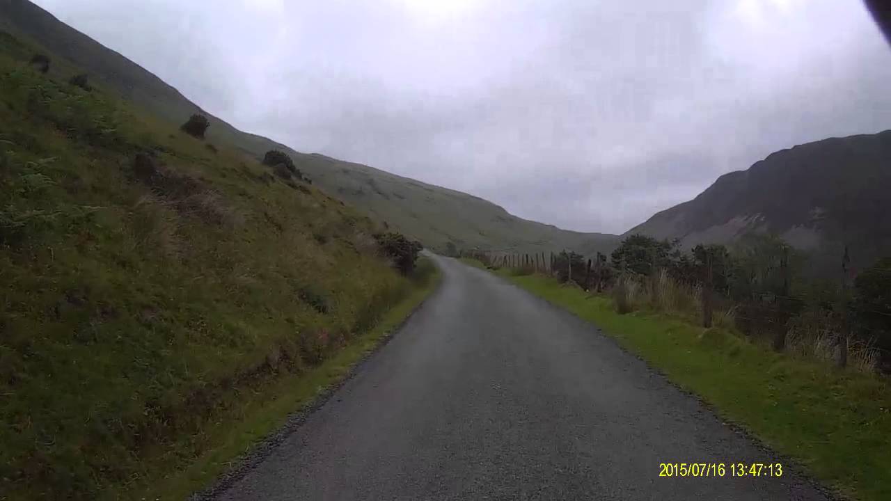 Cycling up Bwlch Y- Groes, Wales Part1 - YouTube
