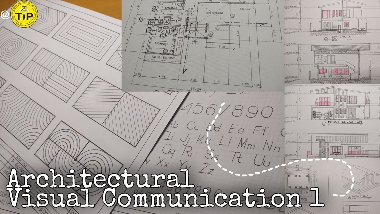 MY ARCHITECTURAL VISUAL COMMUNICATION 1 PLATES @Technological Institute ...